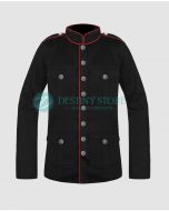 Men Gothic Military Commander Jacket