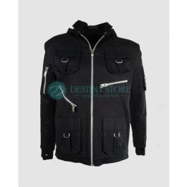 Men's Emo Black Gothic Punk Jacket
