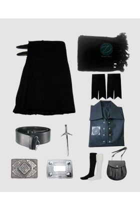 Blue Tiger Stripe Camo Fashion Kilt