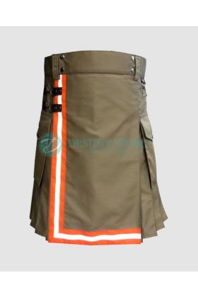Khaki Utility Men Kilt