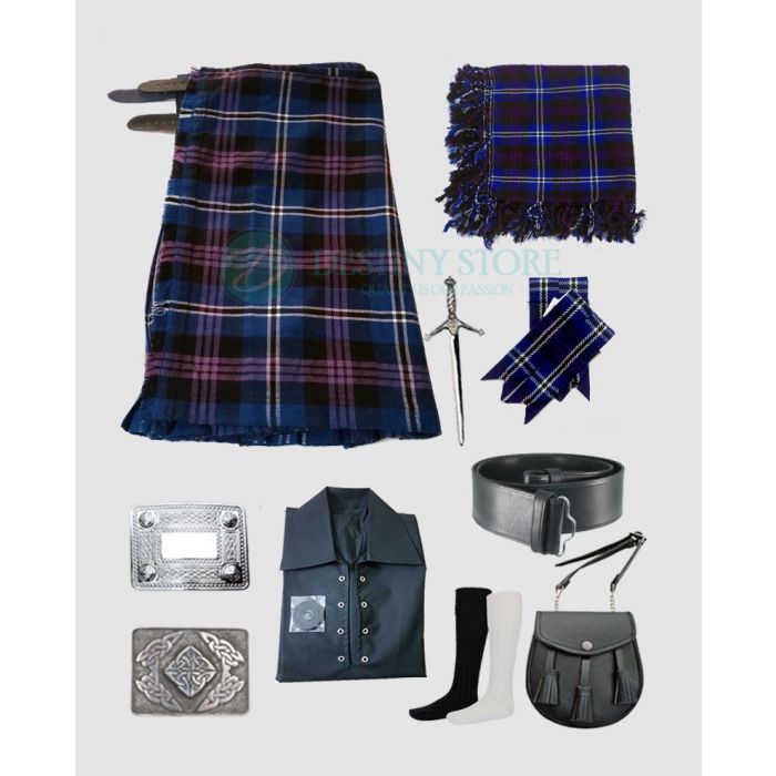 Heritage of Scotland Tartan Kilt Outfit Package