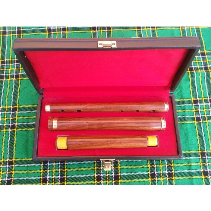 Irish Professional 3 Piece Rosewood D Flute