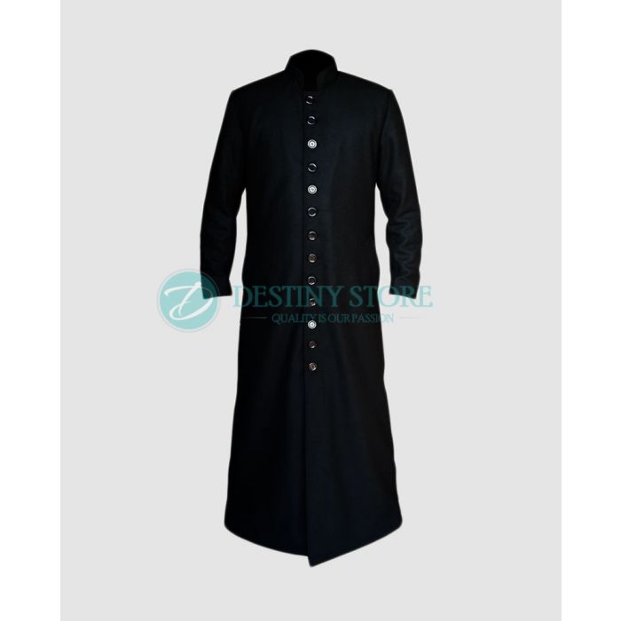 Preacherman Long Gothic Wool Coat